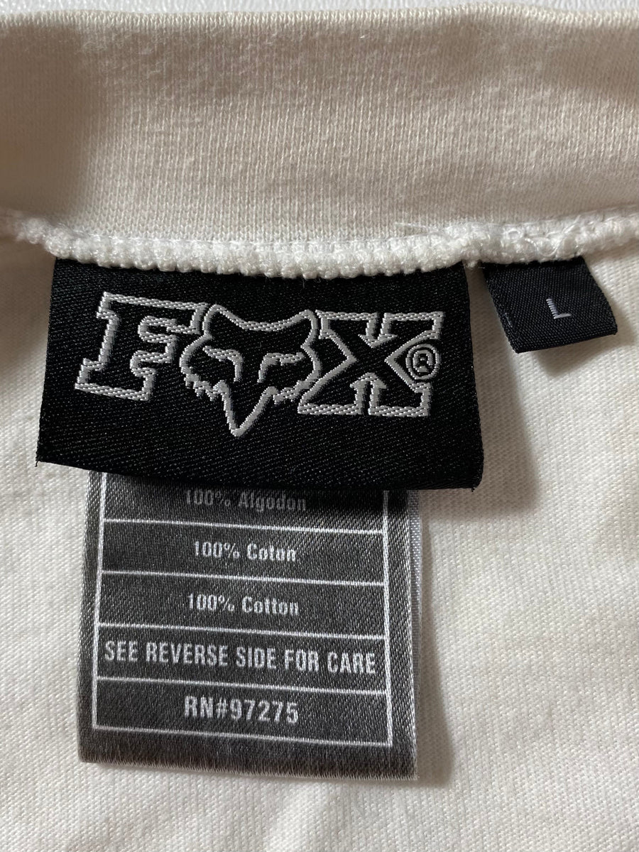 Vintage FOX RACING Size L Long Sleeve Racing T-Shirt / K9392 – FISHTALE ...