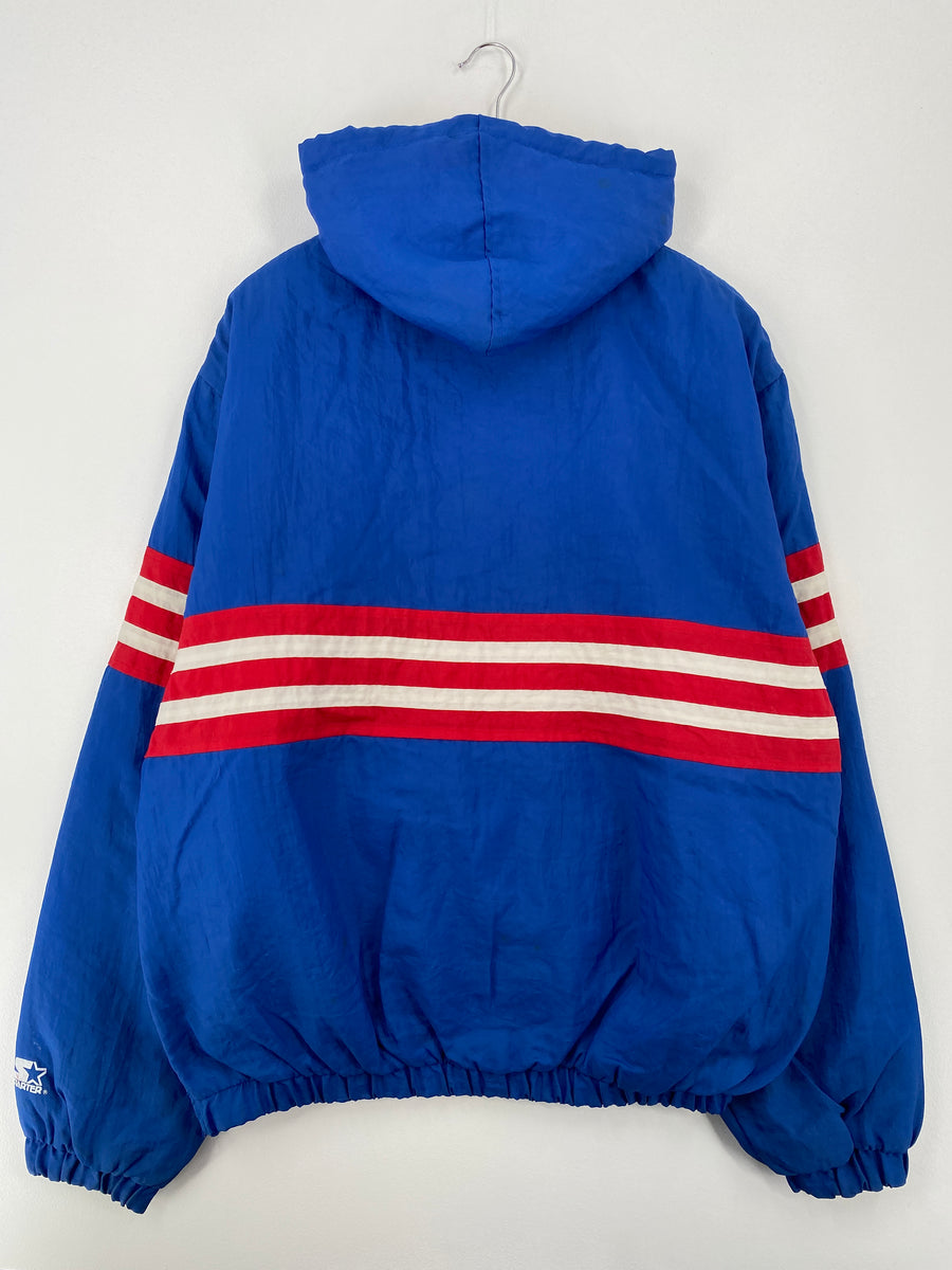 90's STARTER x NEW YORK RANGERS Size XL Vintage NHL Nylon Jacket / A87 ...